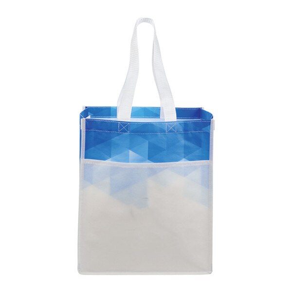 Custom Printed Gradient Laminated Grocery Tote | Bagmasters Custom Printed Gradient Laminated Grocery Tote | Bagmasters