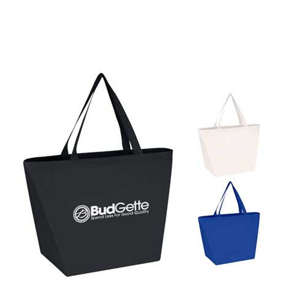 Custom Printed Non-Woven Antimicrobial Additive Shopper Tote Bag ...