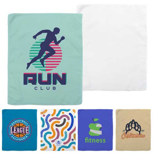 Custom Printed Full Color Polyester Microfiber Rally Towel | Bagmasters