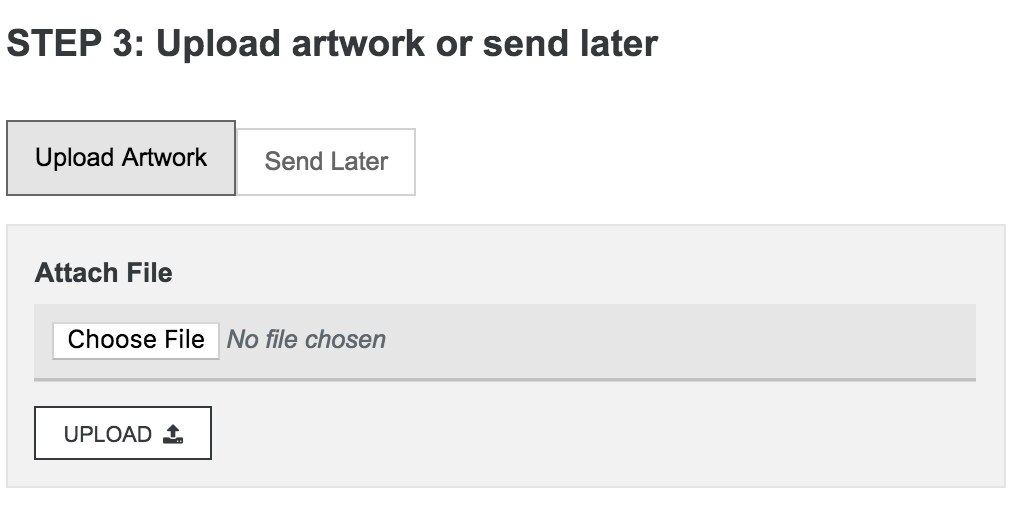 Sending Artwork
